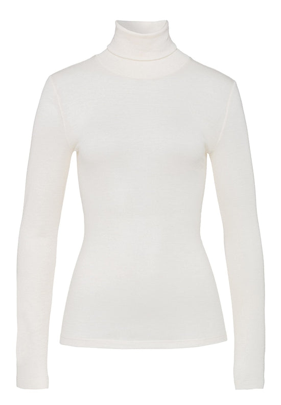 Woolen Silk - Turtle Neck Long-Sleeved Top – HANRO